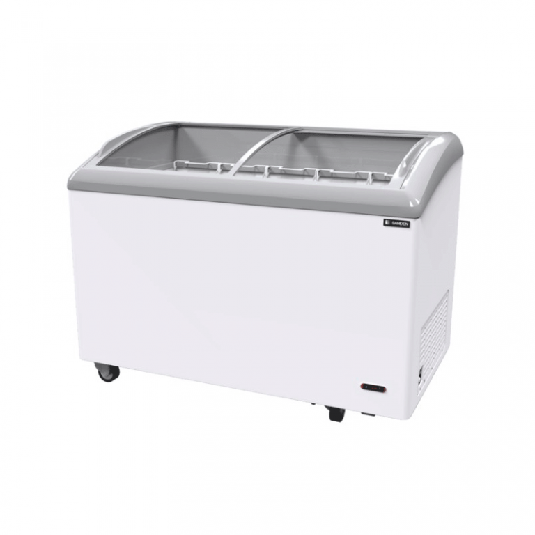 CURVED SLIDING GLASS FREEZER (FREEZER) - Sanden