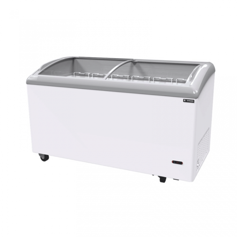 CURVED SLIDING GLASS FREEZER (FREEZER) - Sanden