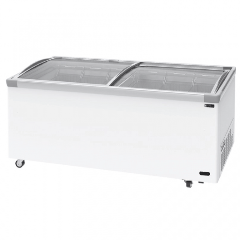 CURVED SLIDING GLASS FREEZER (FREEZER) - Sanden